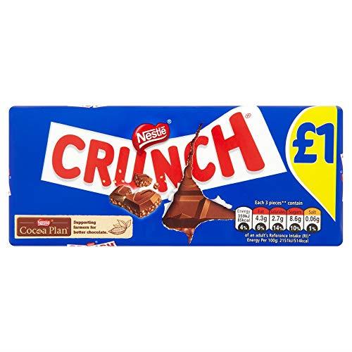 Nestle Crunch Block Milk Chocolate with Crisped Cereals