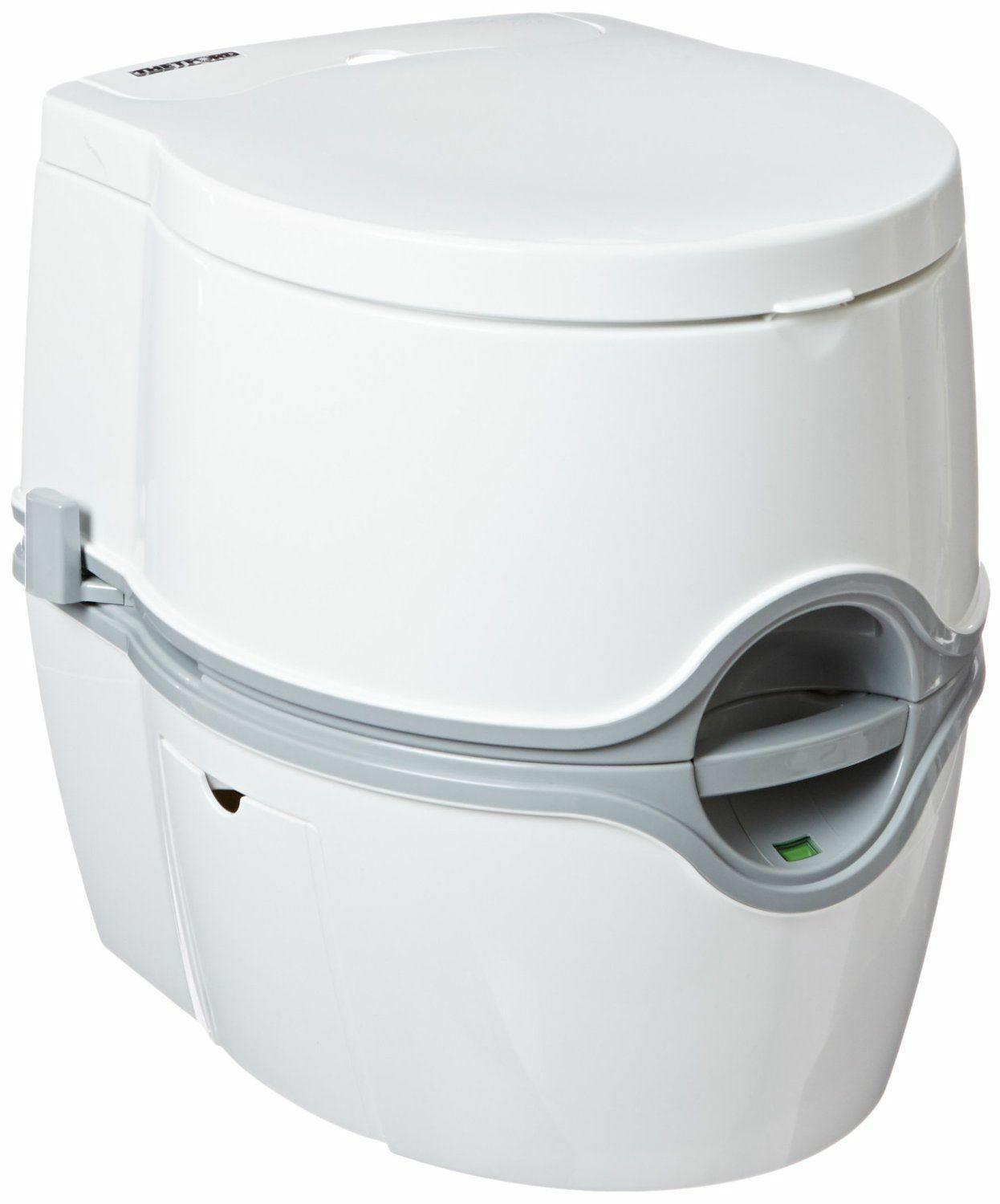 Thetford Porta Potti 565P Excellence Manual Flush Chemical Toilet White ...