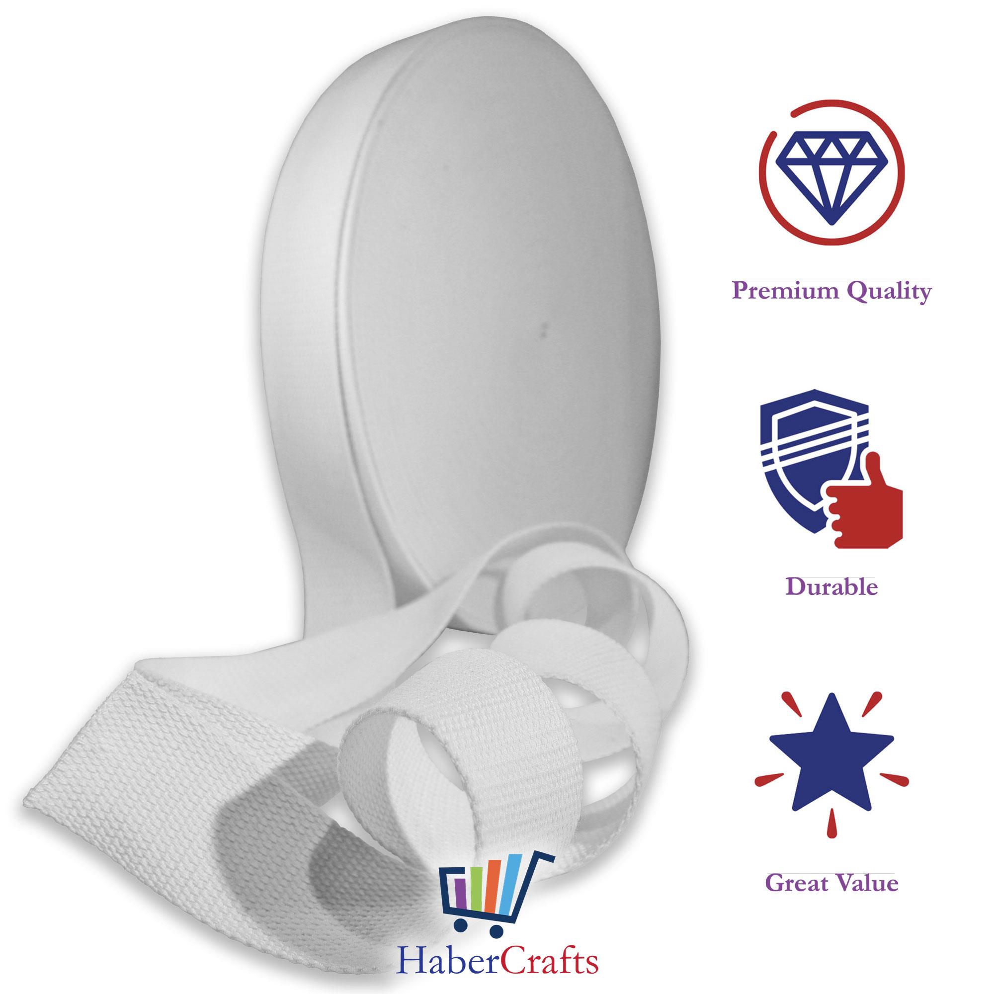 Cotton Webbing Tape Belting Fabric Strap Bag Making Strapping 25mm ...