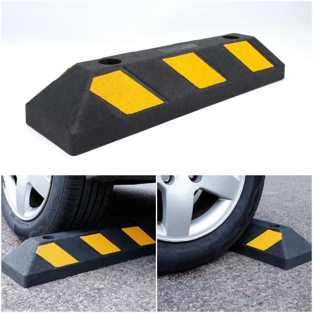 Heavy Duty Driveway Car Parking Curb Garage Wheel Stop Safety Block ...