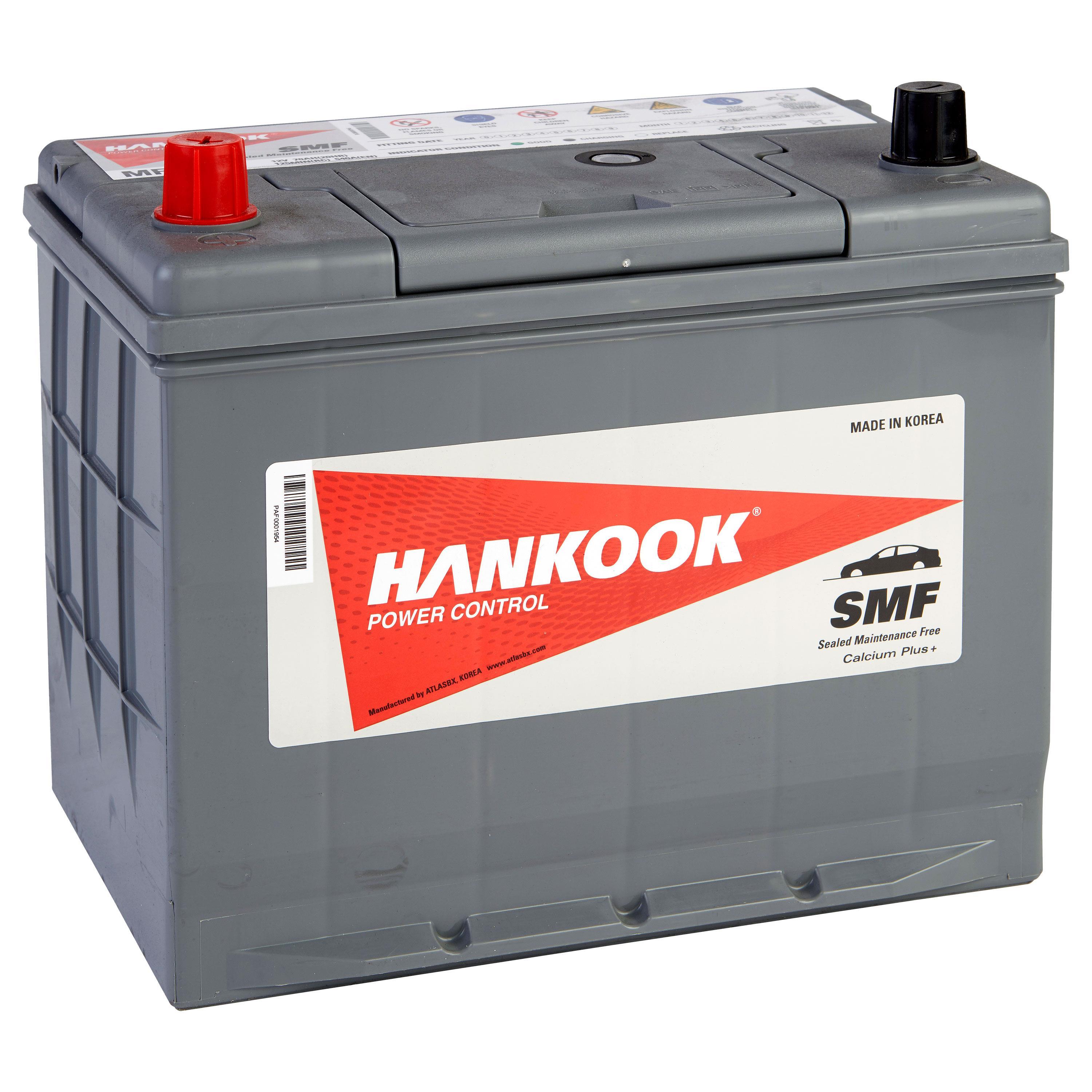 12V Car Battery 069 Type, Hankook 70Ah 540CCA Sealed Calcium - 269 x ...