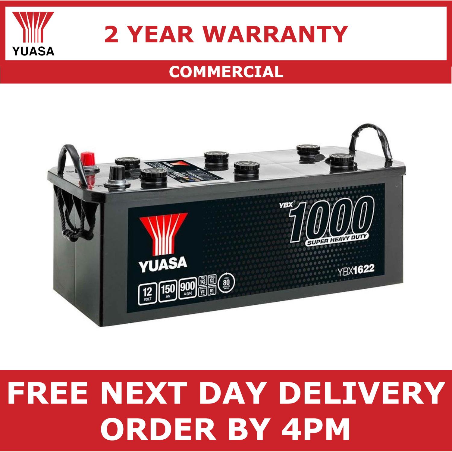 Yuasa YBX1622 Super Heavy Duty Commercial Battery: Type 622 | eBay