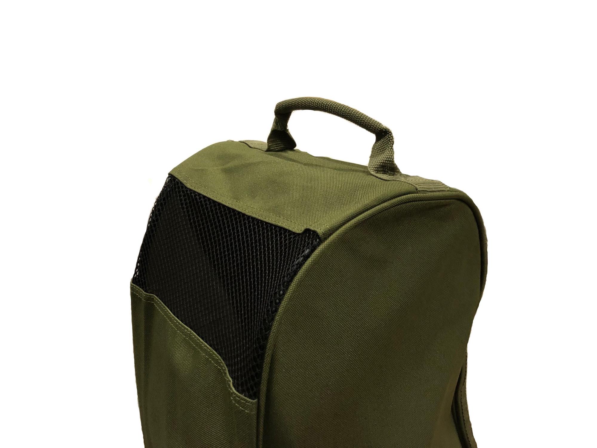 Muddy Boot Bag Vented Wellington Welly Green Dirty Boot Holder Carrier ...