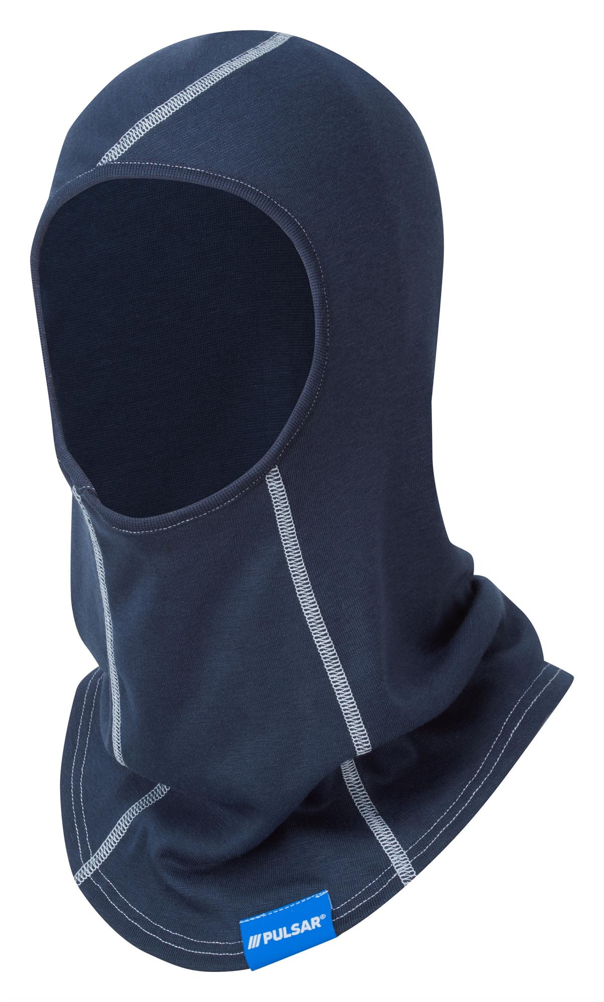 PULSAR® Blizzard hijab termico poliestere marino/viloft cucito a contrasto #BZ1535