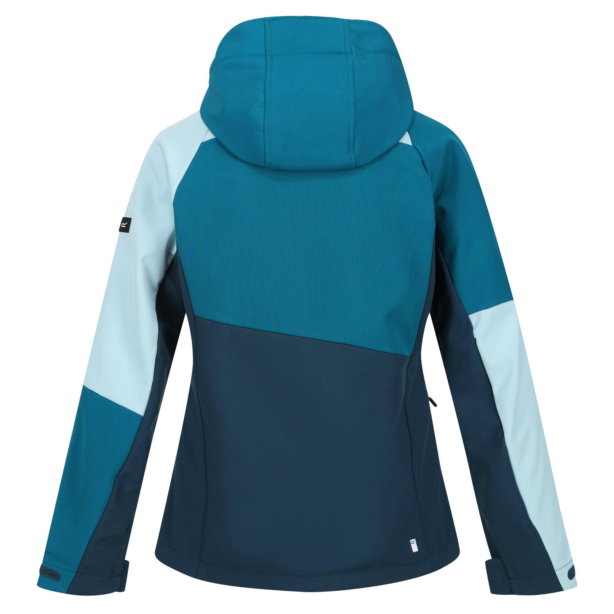 Regatta Desoto IX Womens Softshell Jacket Windproof Hooded Snood ...