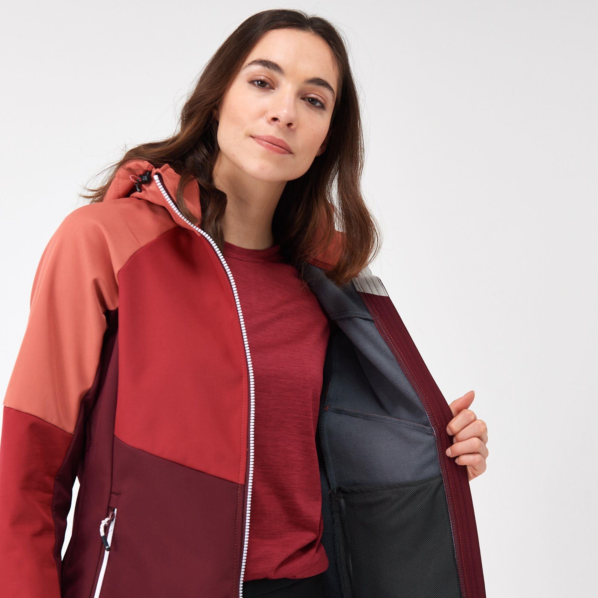 Regatta Desoto IX Womens Softshell Jacket Windproof Hooded Snood ...