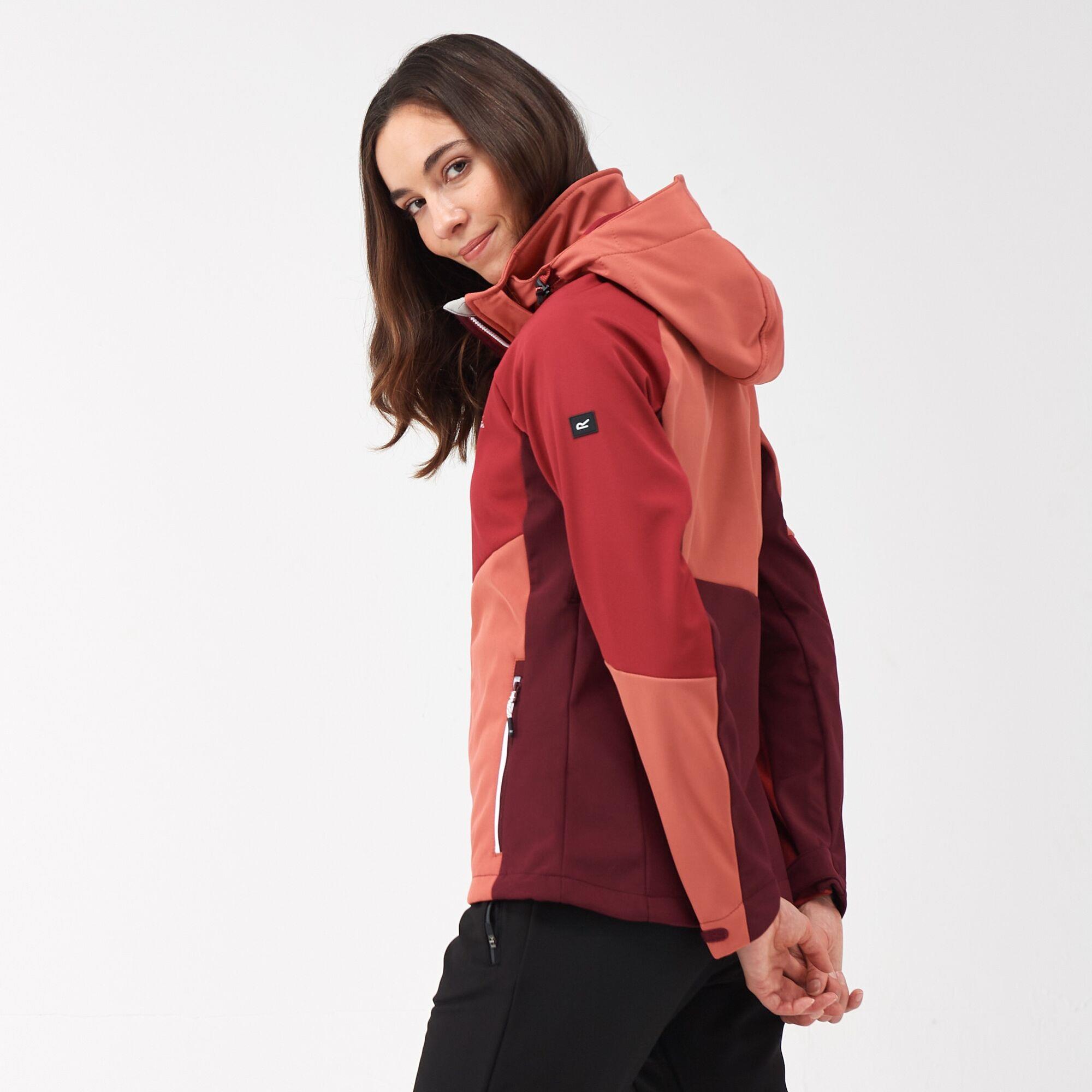 Regatta Desoto IX Womens Softshell Jacket Windproof Hooded Snood ...