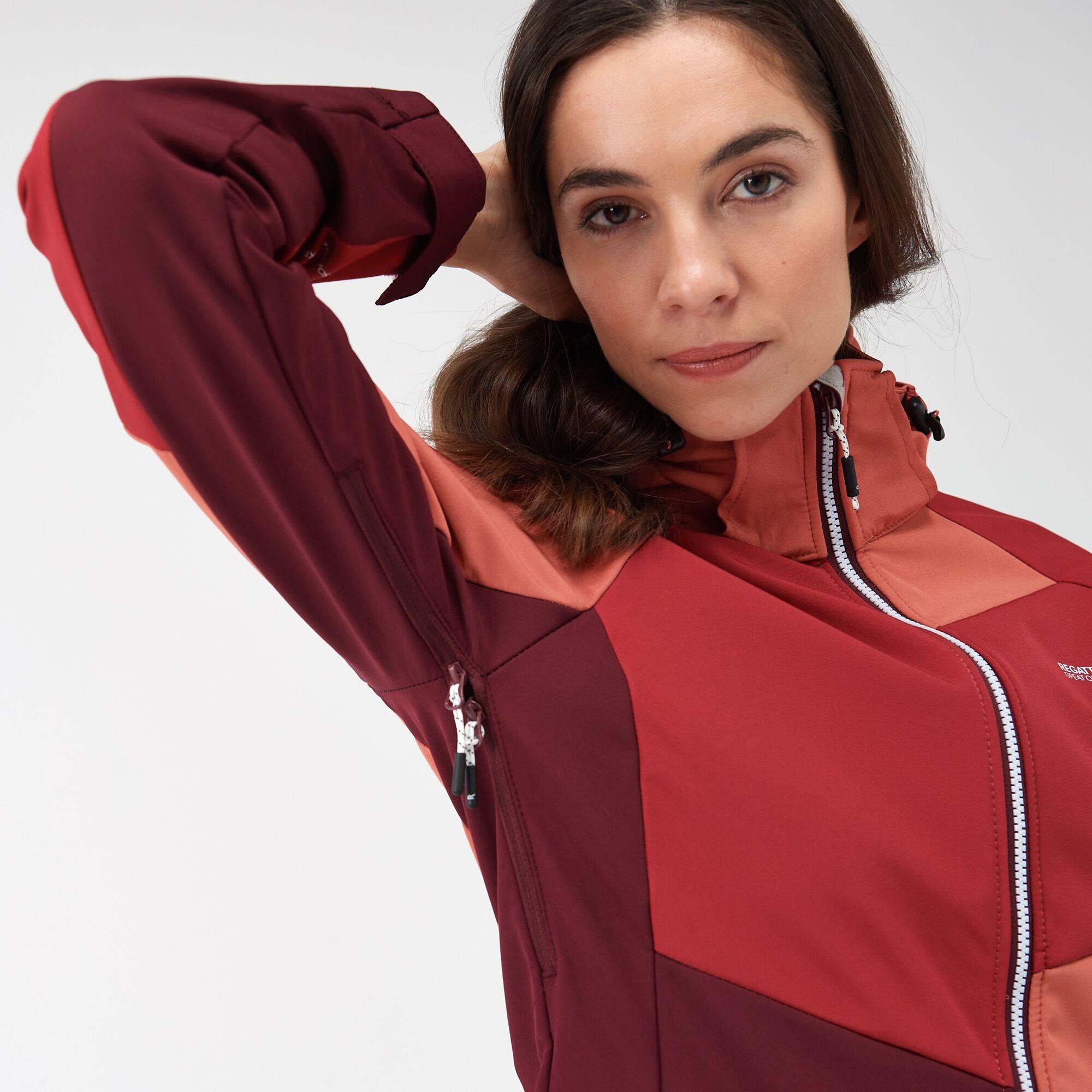 Regatta Desoto IX Womens Softshell Jacket Windproof Hooded Snood ...