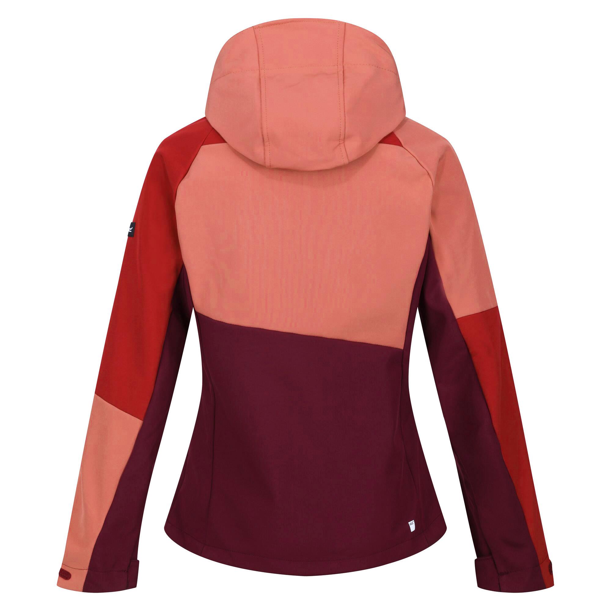 Regatta Desoto IX Womens Softshell Jacket Windproof Hooded Snood ...