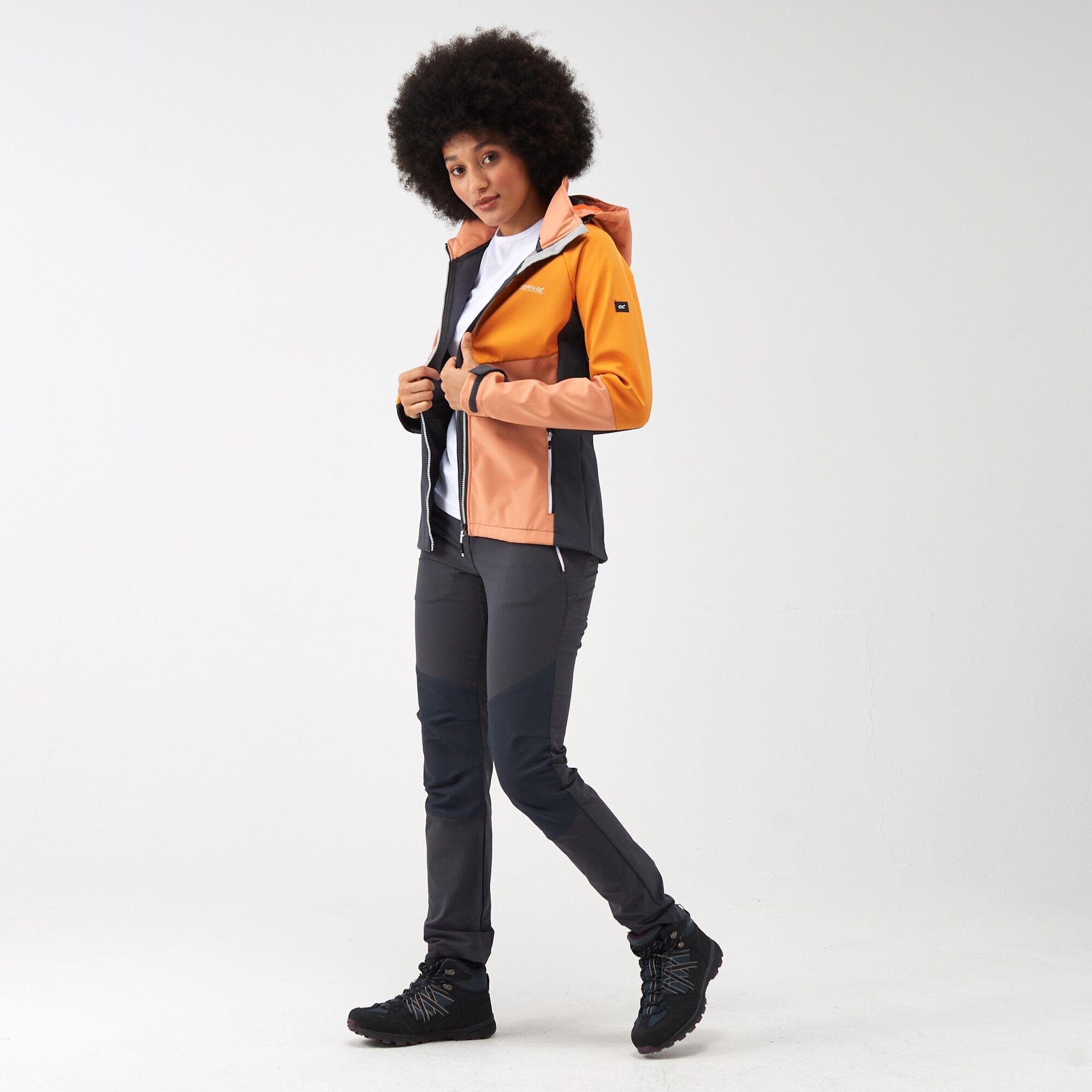 Regatta Desoto IX Womens Softshell Jacket Windproof Hooded Snood ...