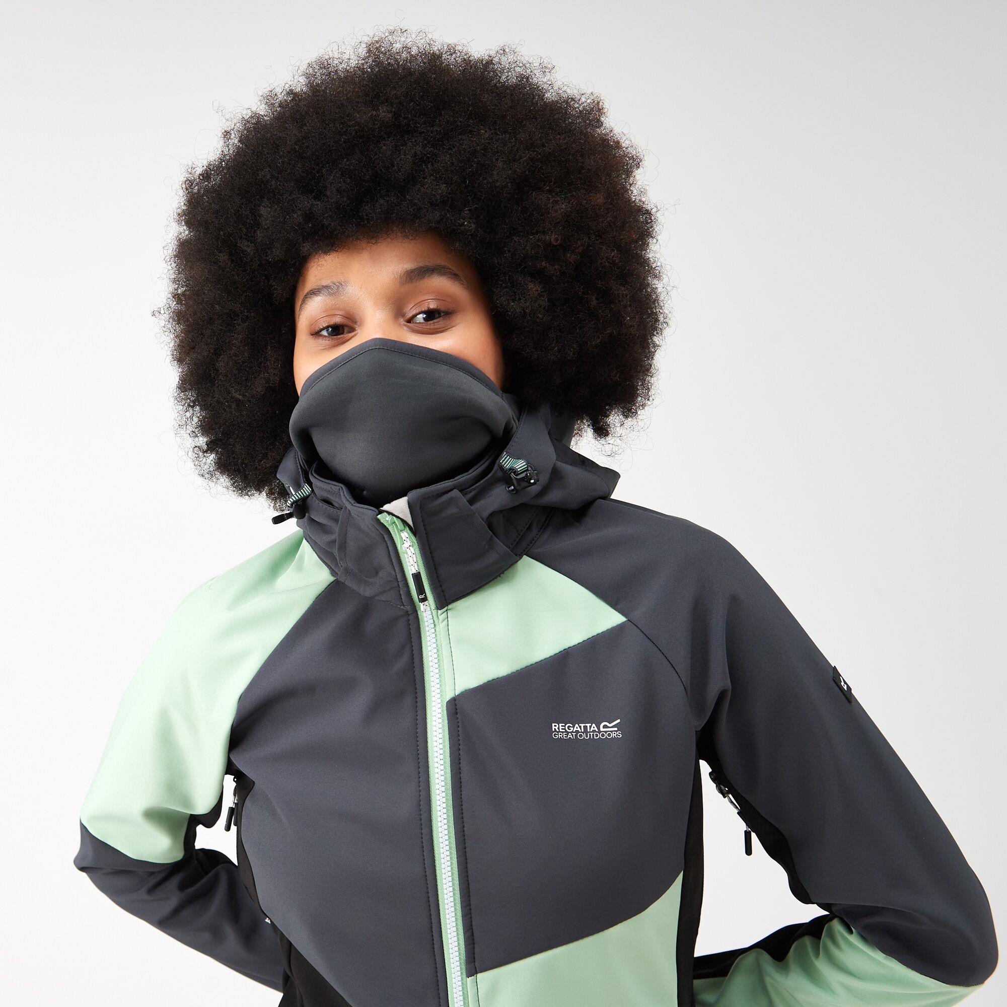 Regatta Desoto IX Womens Softshell Jacket Windproof Hooded Snood ...