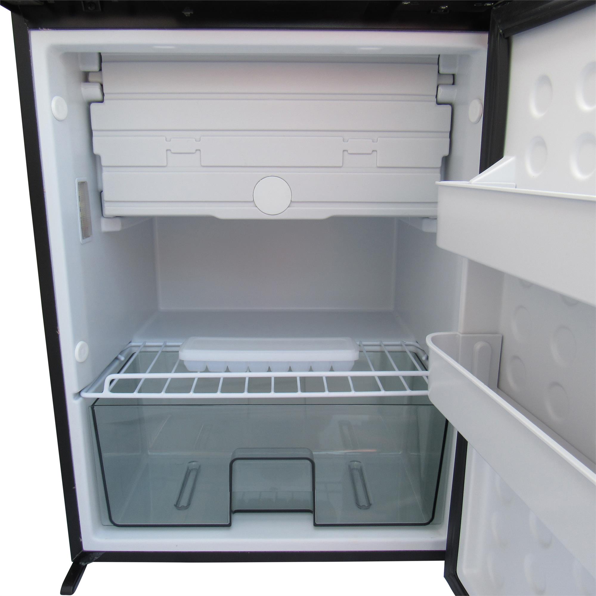 Campervan Motorhome Fridge Freezer 65L (Black Compressor Refrigerator ...