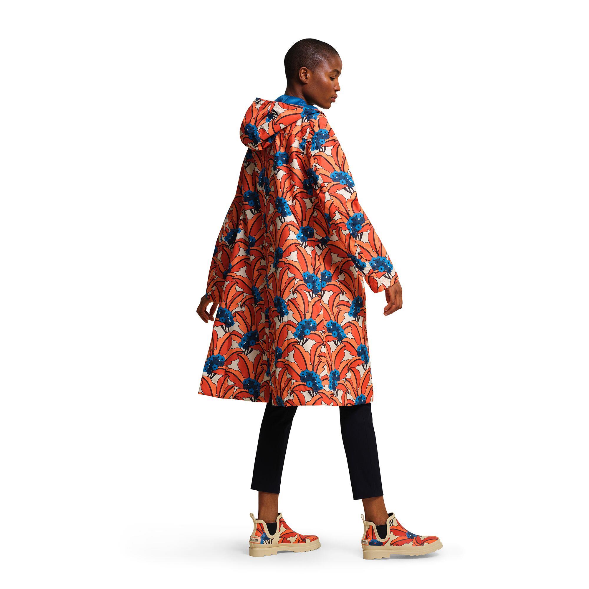 Regatta Orla Kiely Womens Waterproof Mac Jacket Breathable Coat Longer ...