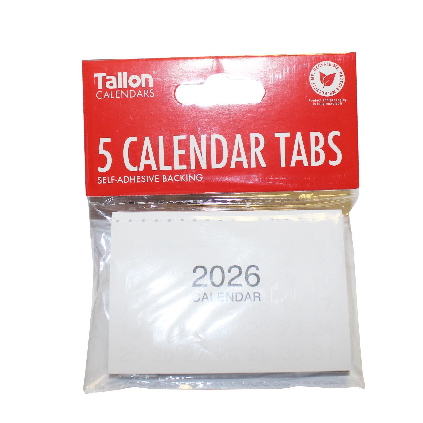 2026 Mini Calendar Tabs Month to View Offices Classrooms Kids Crafts 5 ...