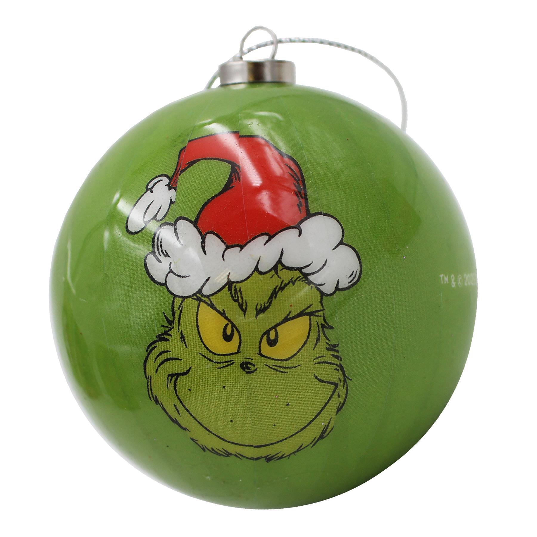 Grinch Christmas Bauble Tree Decoration 9cm Hanging Ornament - Choose ...